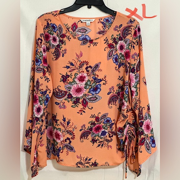 Counterparts | Tops | Ladies Atomic Tangerine Top With Blue Raspberry ...